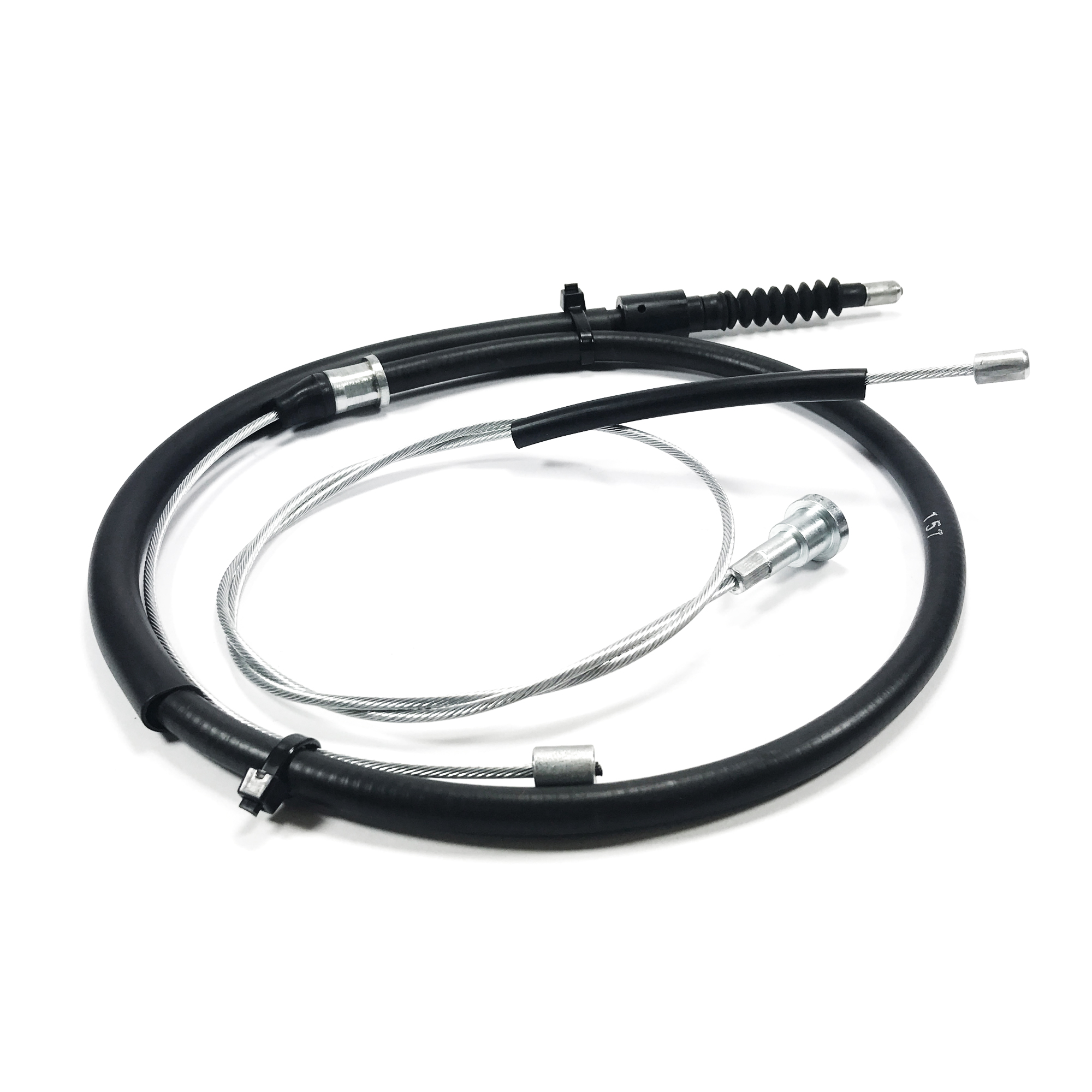 LEFT & RIGHT INTERMEDIATE HANDBRAKE CABLES FITS: VAUXHALL CORSA C 01-06 ...