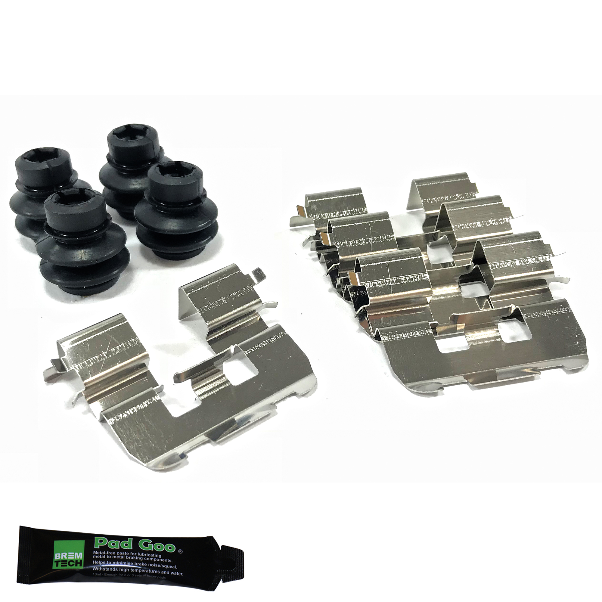 REAR BRAKE PAD FITTING KIT ANTI RATTLE SHIMS FITS FIAT TIPO 2015 ...