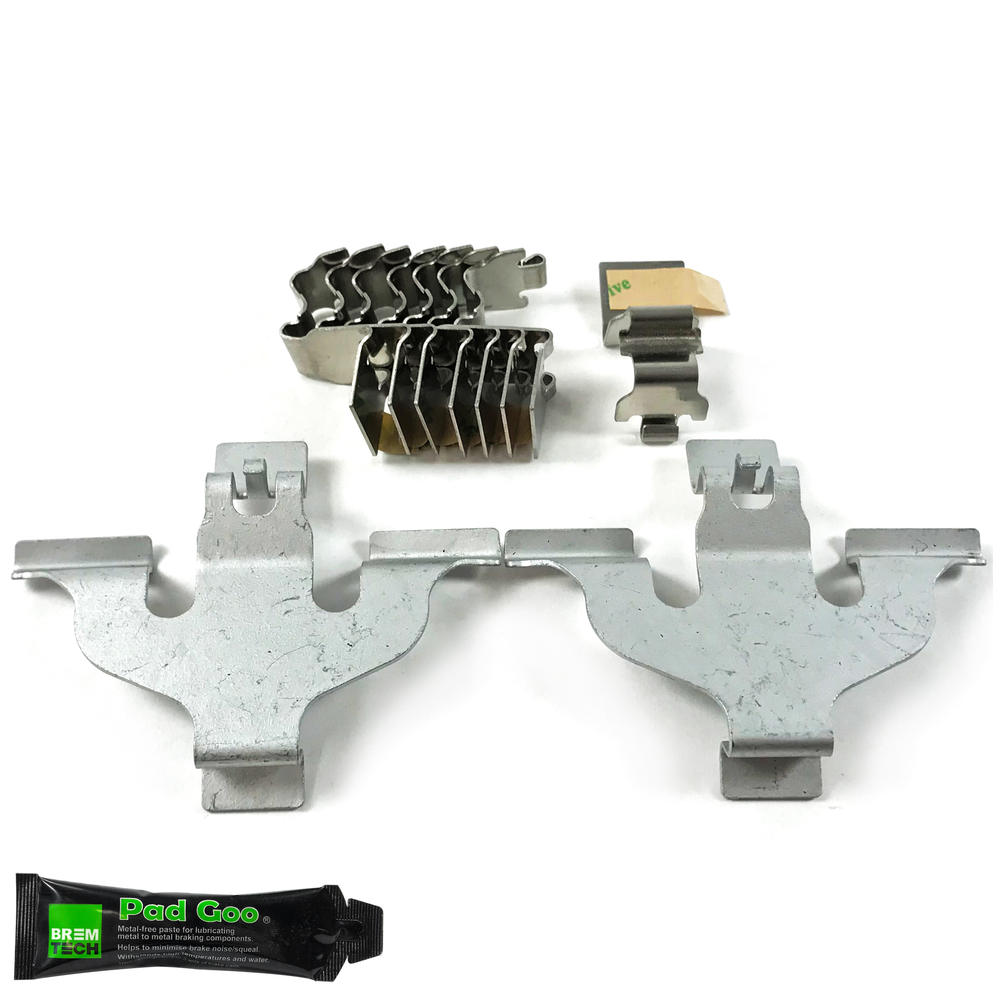 FRONT BRAKE PAD FITTING KIT ANTI RATTLE SHIMS FITS: AUDI Q7 2016 ...