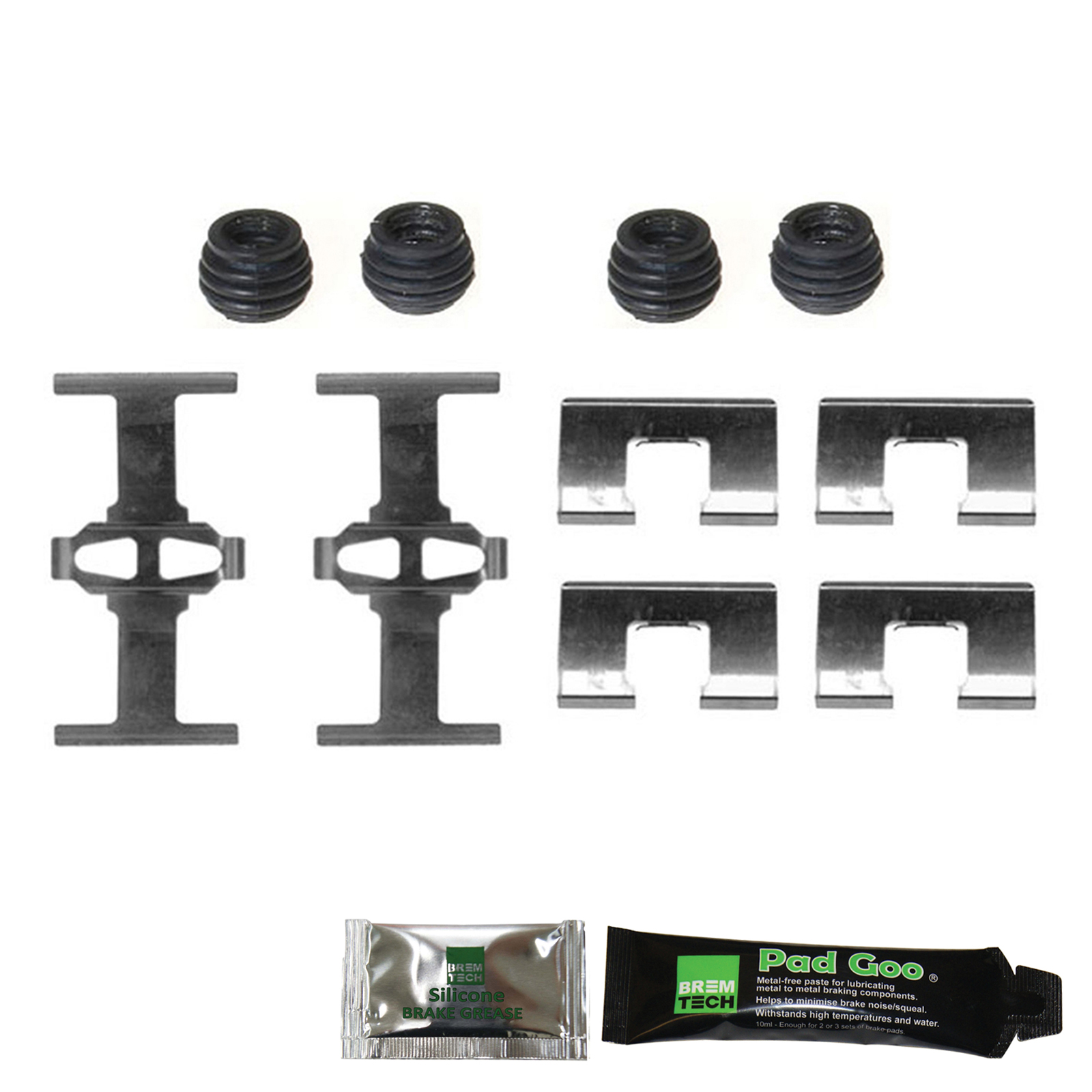 REAR BRAKE PAD FITTING KIT ANTI-RATTLE SHIMS FITS: HONDA FRV FR-V 04-09 ...